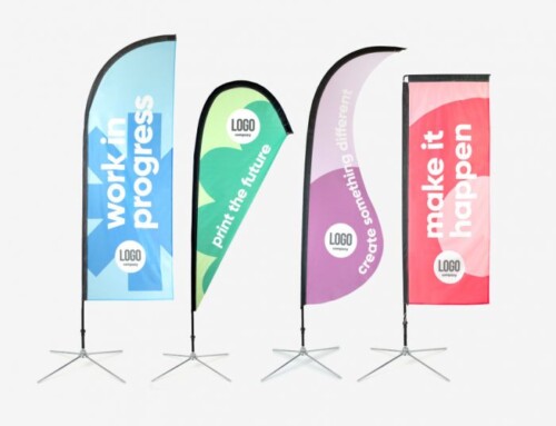 Mini Beachflags – Zoetemelk Reclame