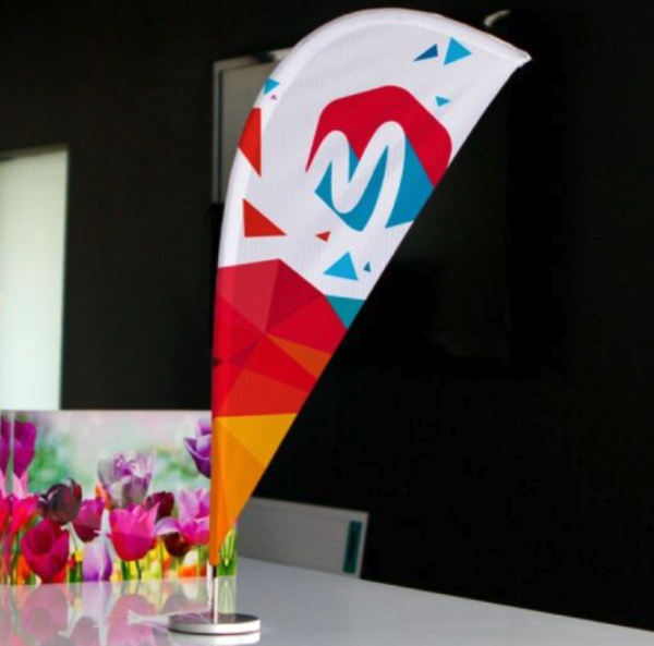 Mini Beachflags – Zoetemelk Reclame